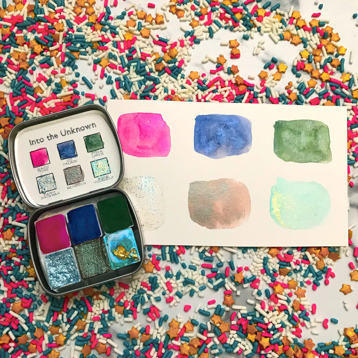 Into the Unknown Watercolor Palette – Lost Girl Watercolor